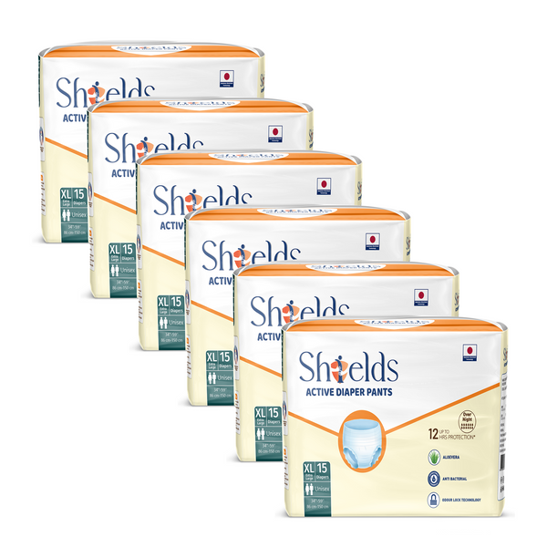 Shields Adult Diapers, Unisex Incontinence Diaper Pull-Ups for Women ...